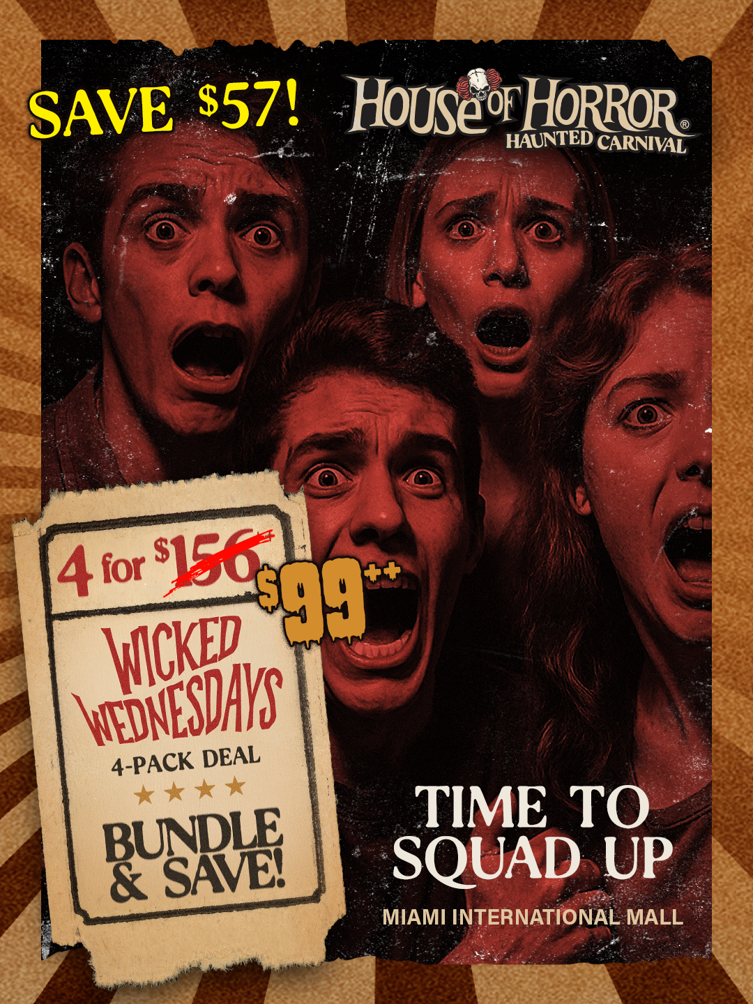 Daily Deals - House of Horror Haunted Carnival